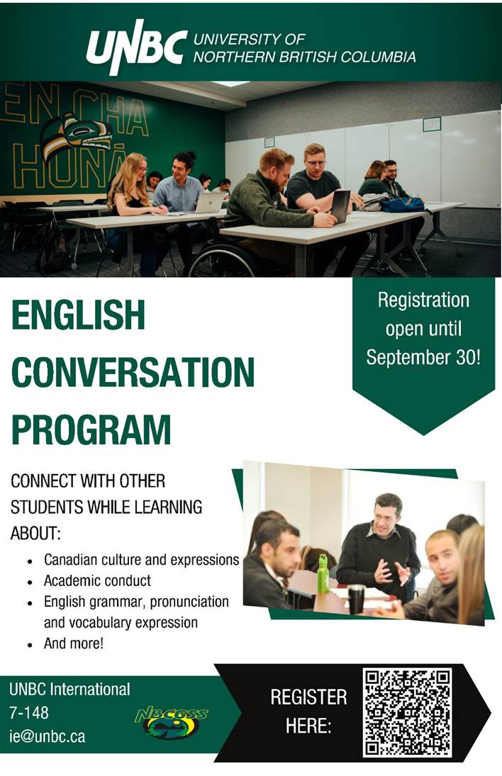 English Conversation Program | UNBC