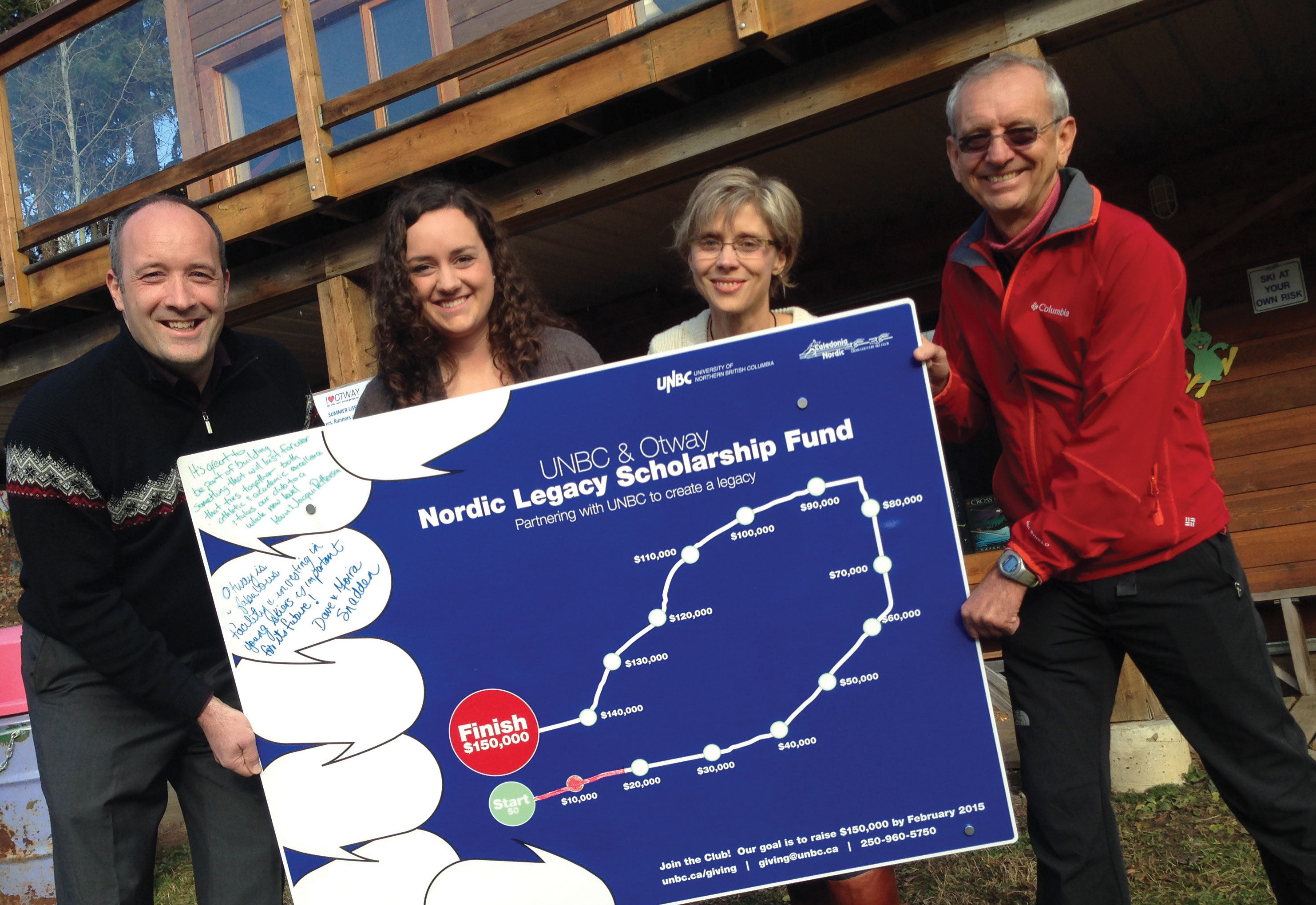 UNBC Building Legacy with Caledonia Nordic Ski Club | UNBC